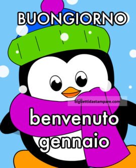 1 gennaio benvenuto gennaio - Biglietti da stampare