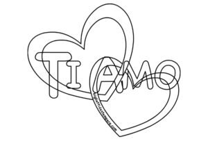 Ti amo - Biglietti da stampare