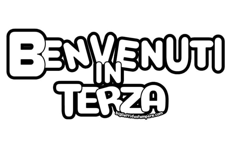 Benvenuti in terza - Biglietti da stampare
